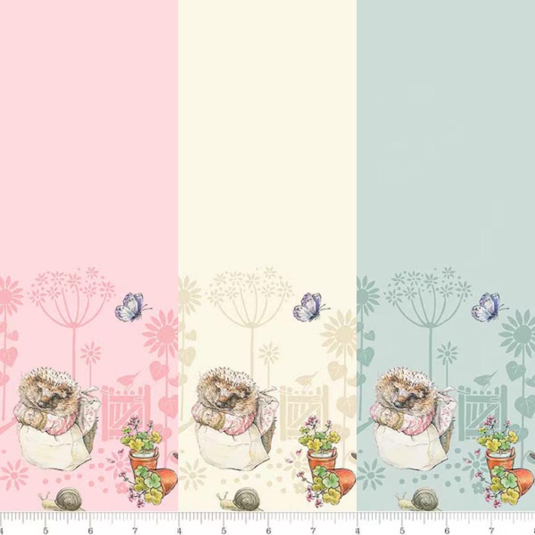 Peter Rabbit & Friends Border Print on Both Edges by Riley Blake ...