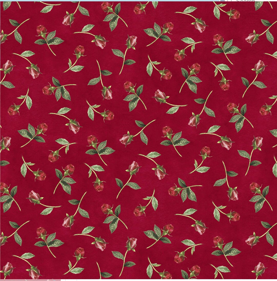 Daydream Garden Rose Bud Toss From Wilmington Prints. Gorgeous Fabrics ...