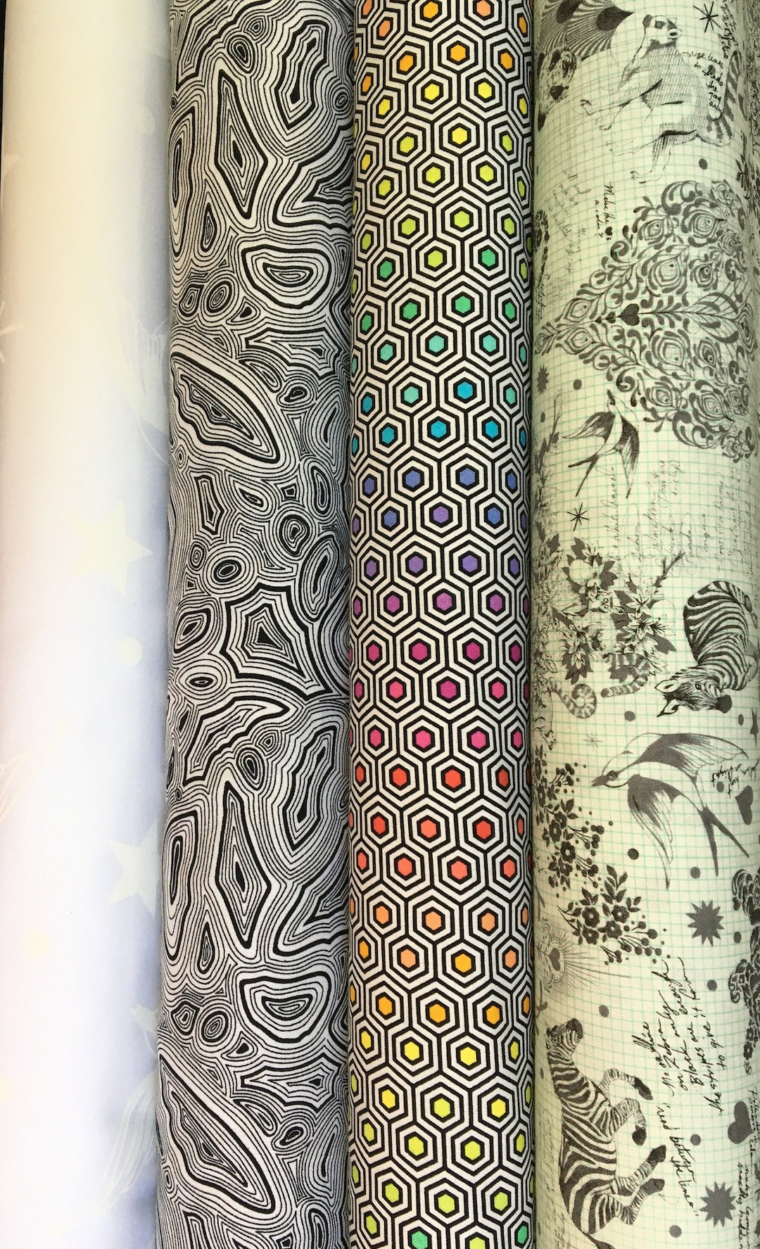 A Selection From Tula Pink's Newest Collection, Linework. These Are Fun ...