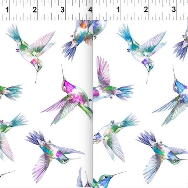 Hummingbird Fabric - Etsy