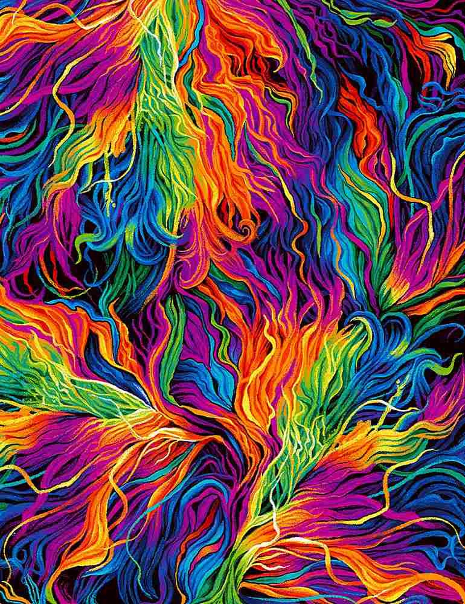 Spirit Stripe by Timeless Treasures . Bright Rainbow Stripes. - Etsy