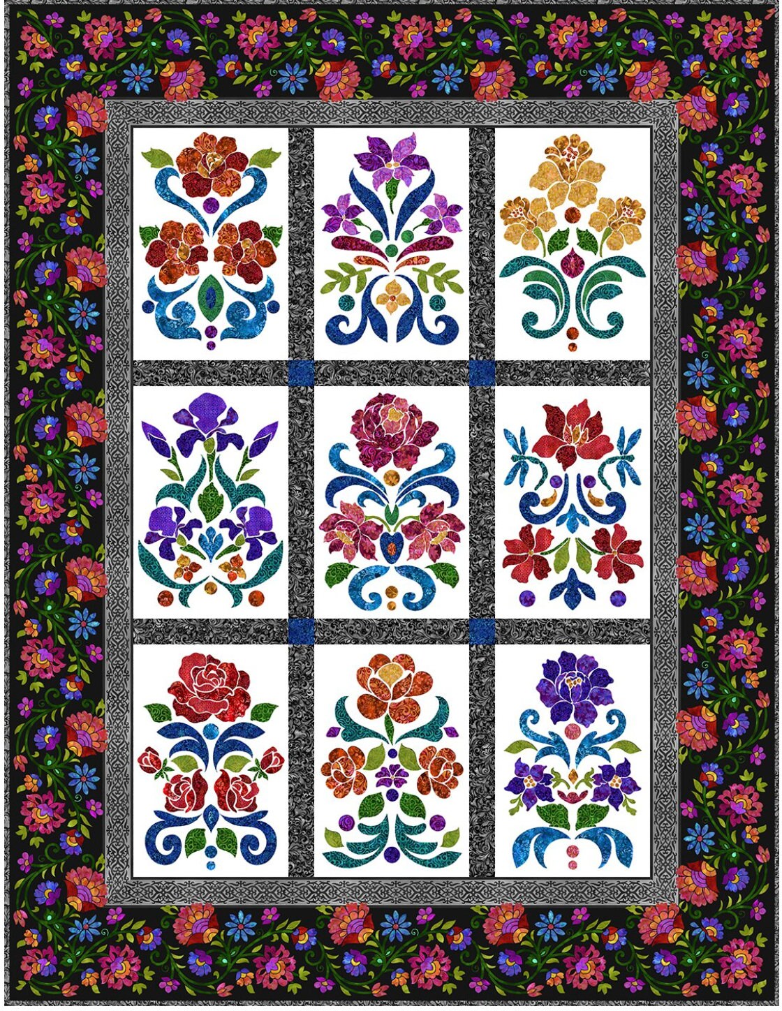 Kit to Make a Prism II Block of the Month Quilt by Jason Yenter for in ...