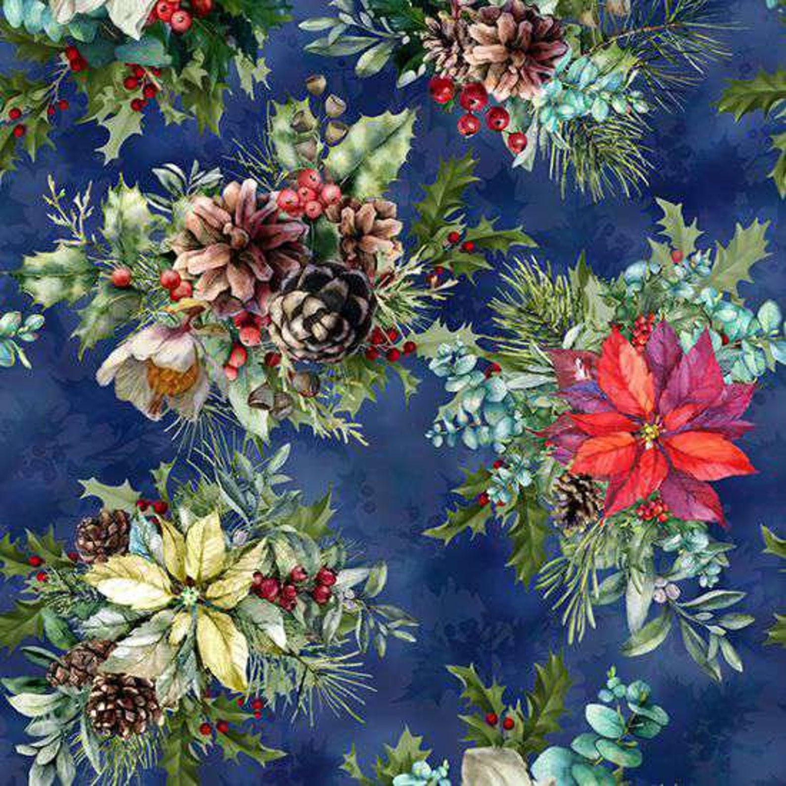 Ol St. Nick - All Aboard! Panel From Hoffman. U5027-161 Christmas - Etsy