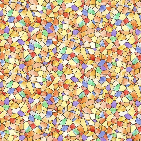 Stained Glass Fabric - Etsy
