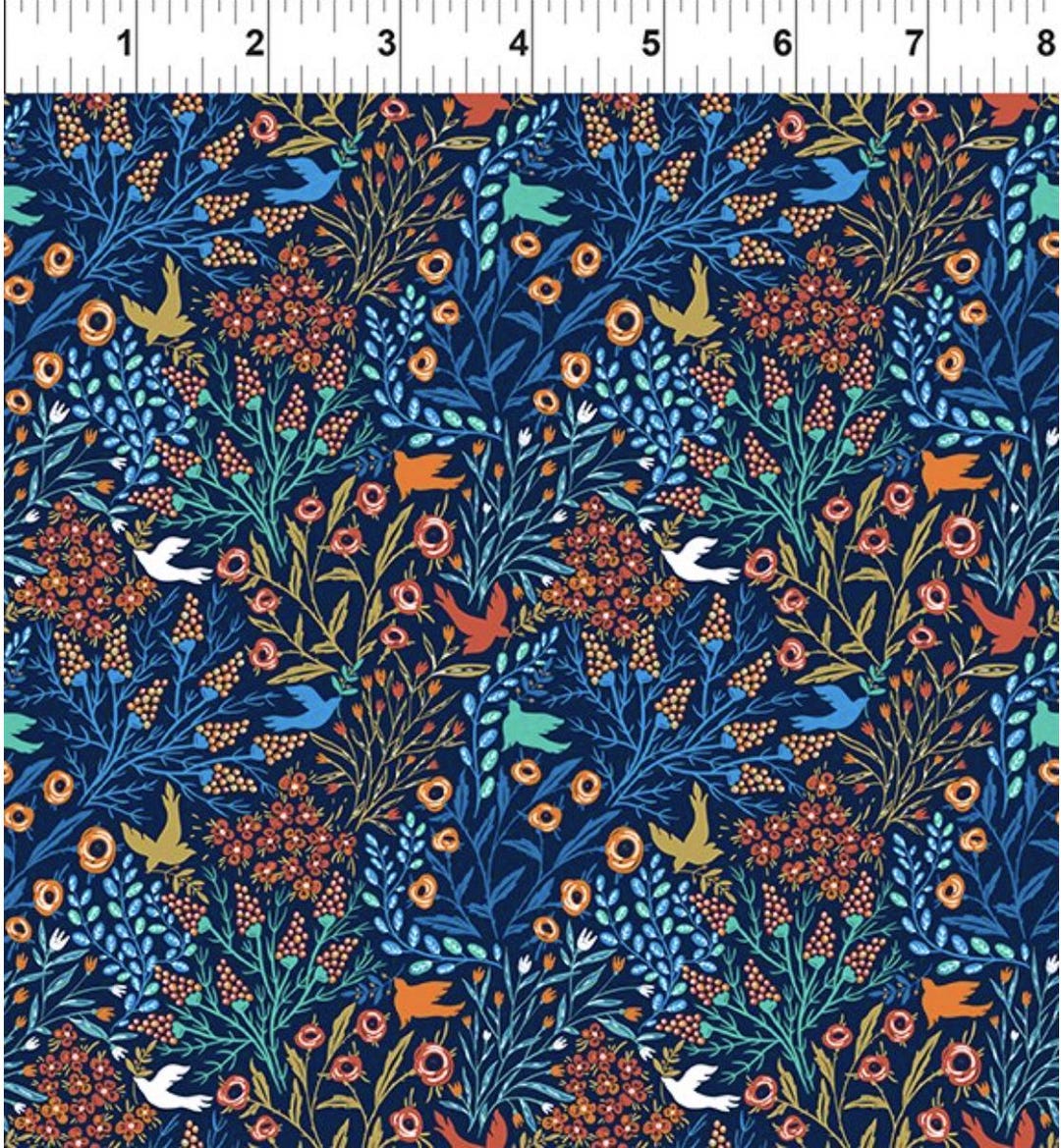 Whimsy Doves by in the Beginning Fabrics 9WMS-1 Blue - Etsy