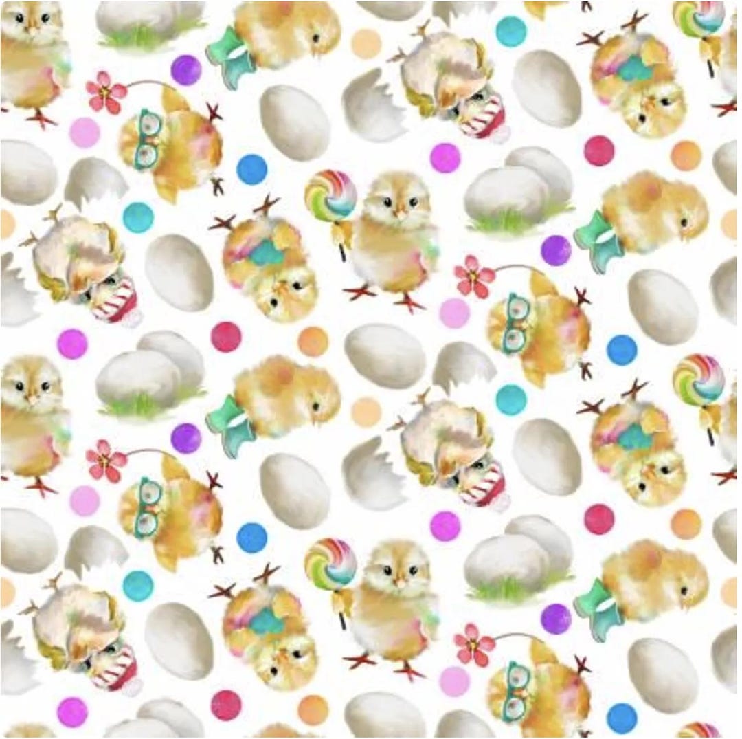 Back to the Farm Chirpy Chicks by Connie Haley for 3 Wishes Fabric ...