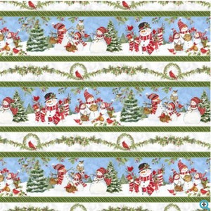 Frosty Frolic Panel by Susan Winget for Wilmington Prints 39852-413 24 ...