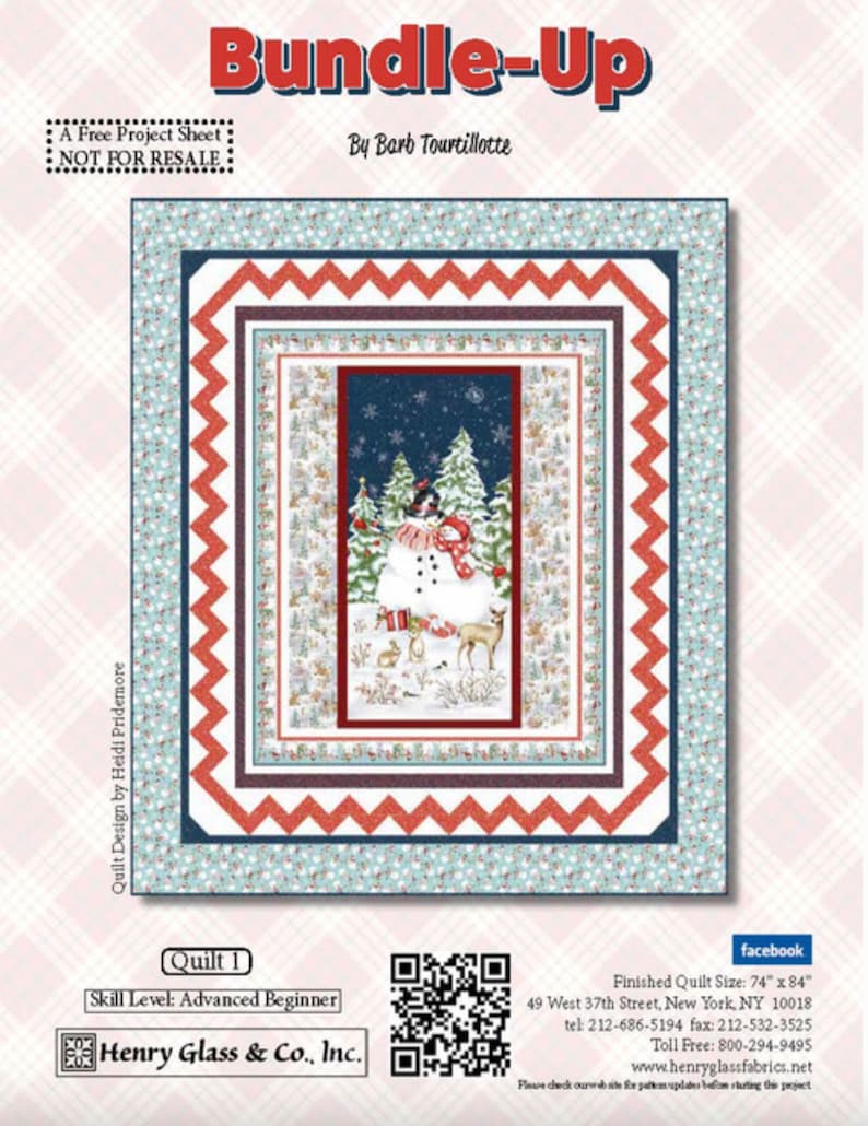 Bundle up Winter Scene Stripe by Barb Tourtillotte From Henry Glass ...