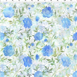 Ethereal Patchwork by Jason Yenter for in the Beginning Fabrics, 5JYT-1 Cream, 5JYT-2 Teal, 5JYT ...