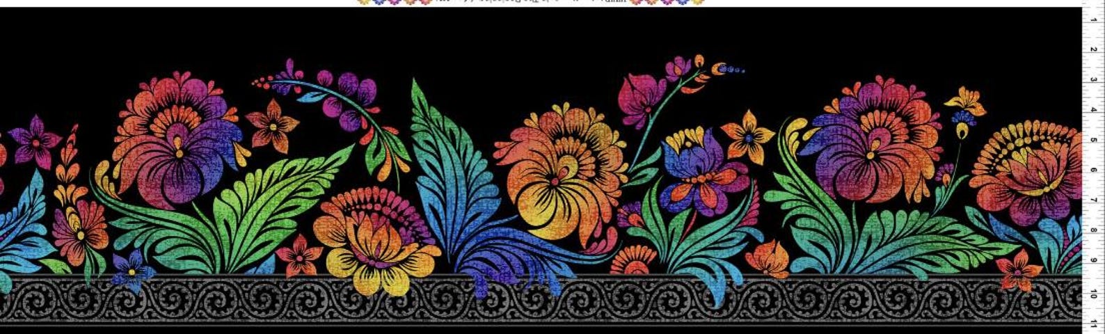 Kit to Make a Vivid One Fabric Kaleidoscope Quilt by Jason Yenter for ...