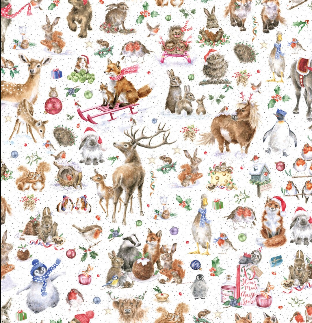 One Snowy Day Managerie by Hannah Dale for Maywood Studio. MASD10372-W ...