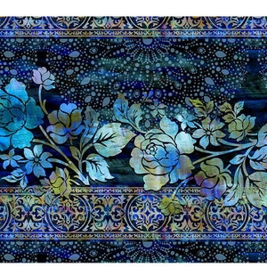 Halcyon II Blooms by Jason Yenter From in the Beginning Fabrics. 21HN-1 Multi - Etsy