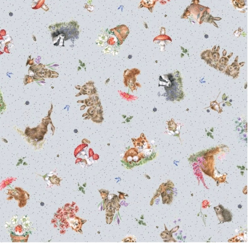 Bramble Patch Flowers by Hannah Dale for Maywood Studio. MASD10105-S ...