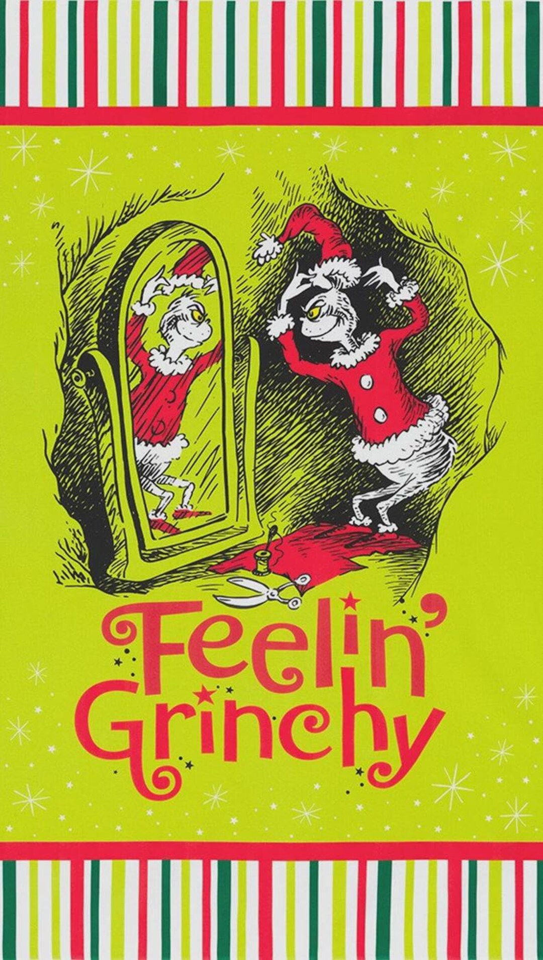 How the Grinch Stole Christmas Feelin' Grinchy Panel by Dr. Seuss ...