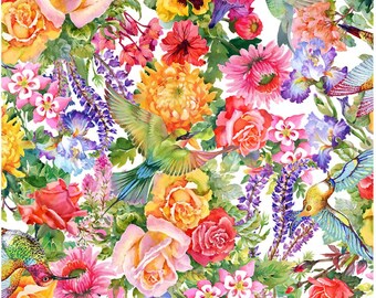 Halcyon Border by Jason Yenter for in the Beginning Fabrics. 1HN1 Cream - Etsy