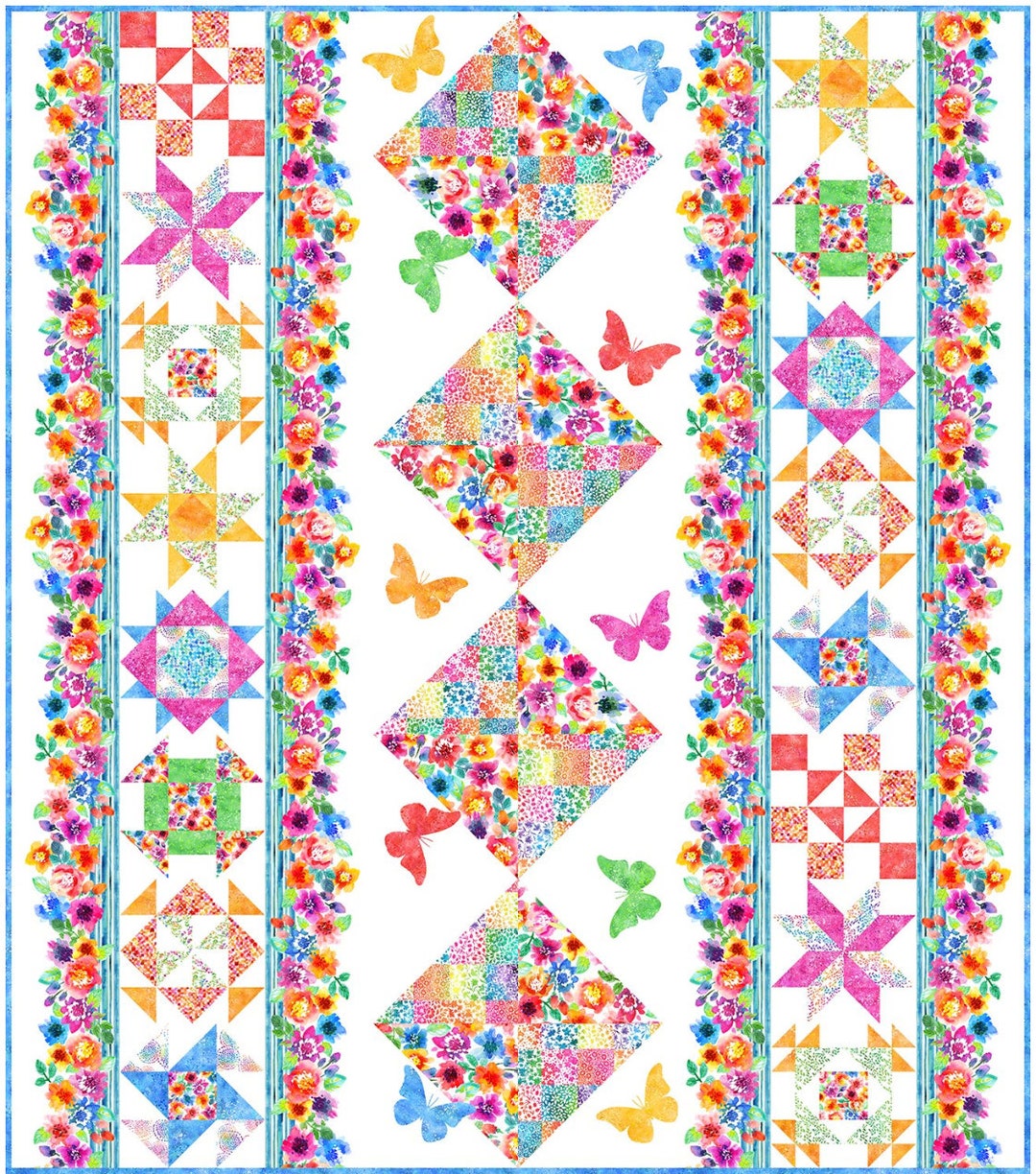 Kit to Make a Sew Spring Sampler Quilt by Jason Yenter From in the ...