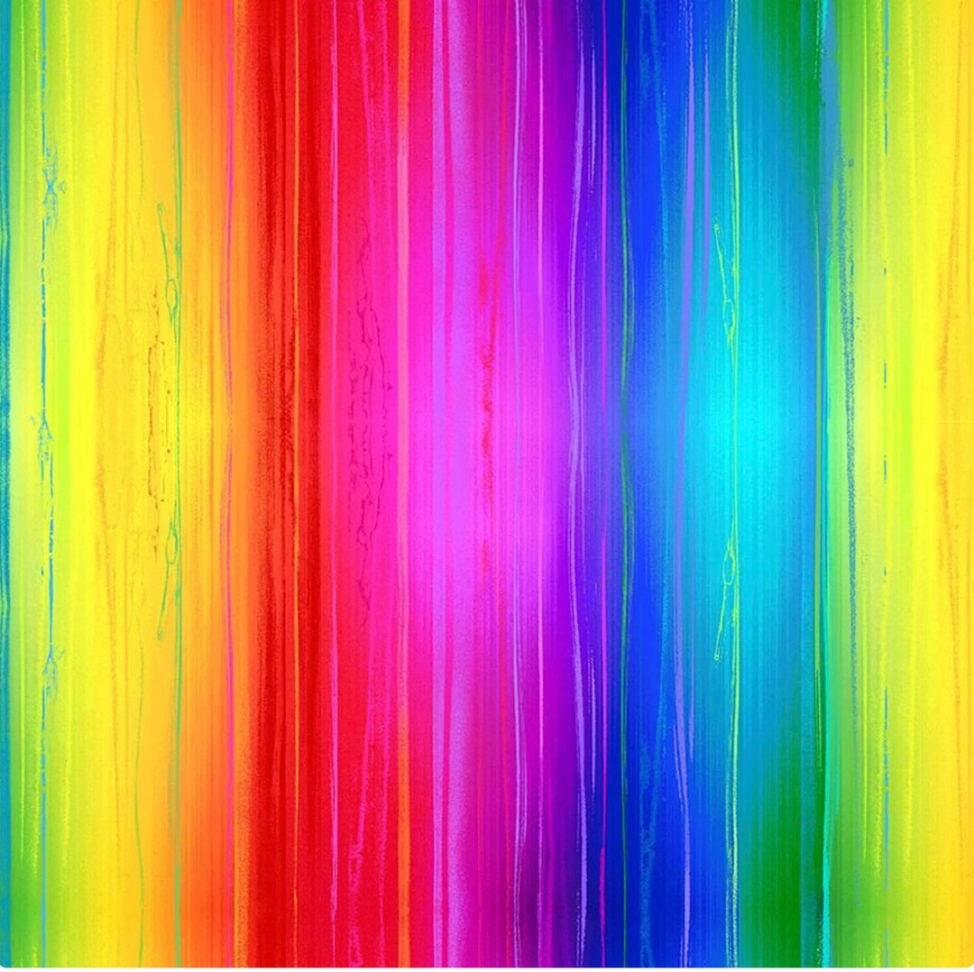 Bright Neon Stripe by Timeless Treasures. Stripe-cd1994 Bright - Etsy