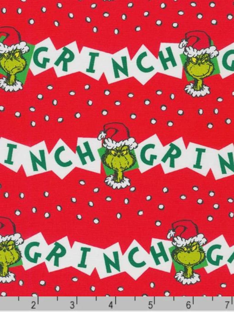 How the Grinch Stole Christmas Stripes by Dr. Seuss Enterprises for ...