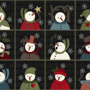 Snowdays flannel quilt kit by Bonnie Sullivan from Maywood | Etsy