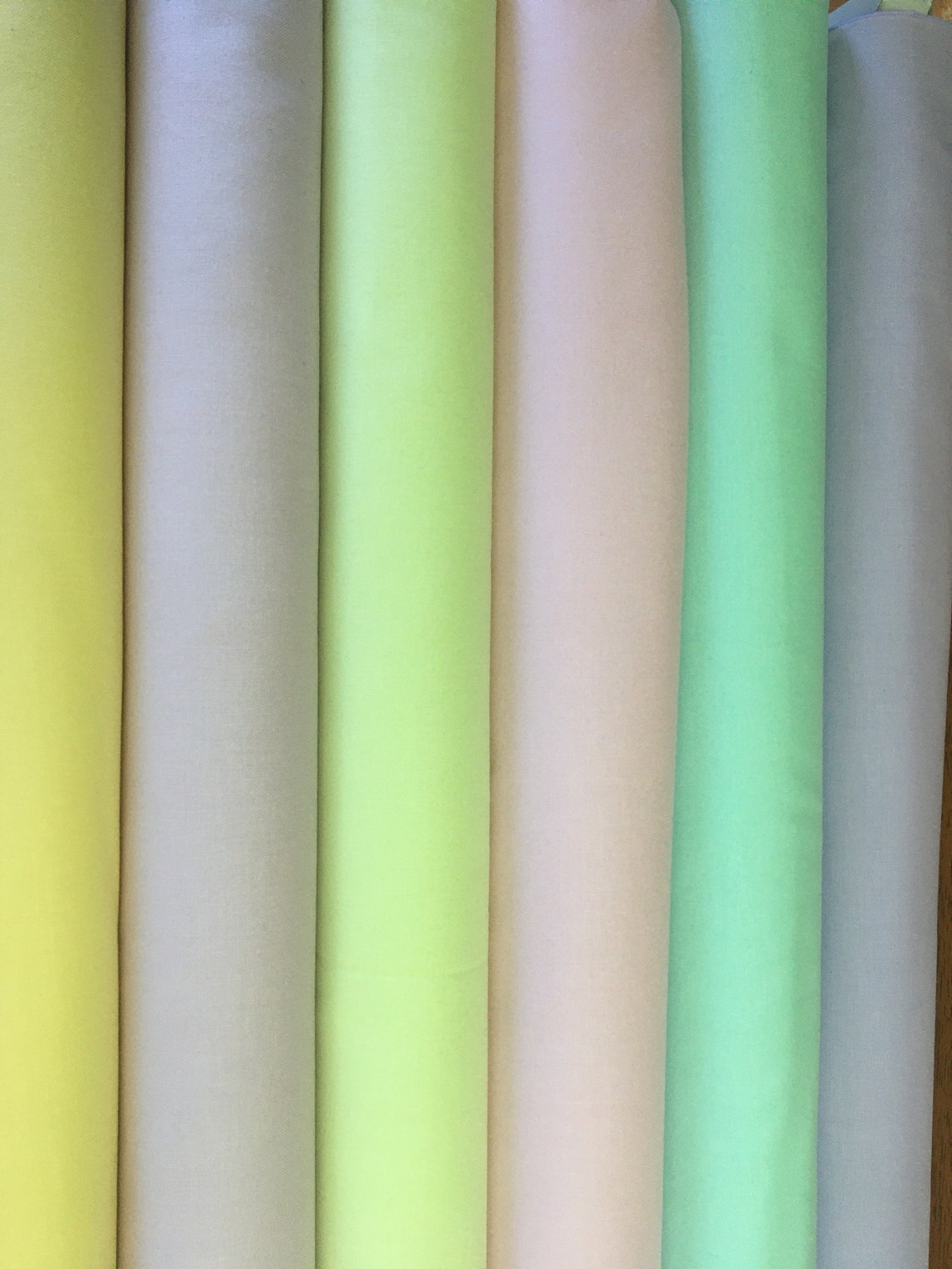 6 of Tula Pink's Mythical Unicorn Poop Solids. Beautiful. Csfsess ...