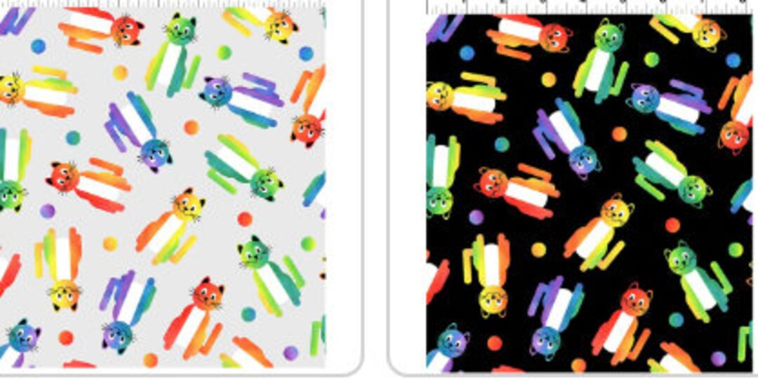 Pawsitivity by Jason Yenter for in the Beginning Fabrics. Choose 3PAW-2 White or 3PAW-1 Black - Etsy