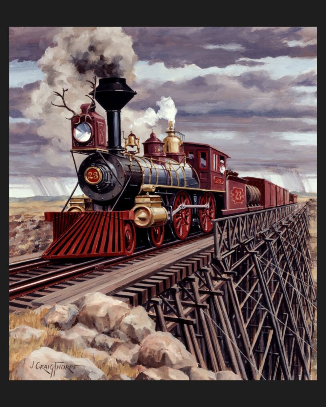 New Mexico Locomotive Panel Digitally Printed From MDG. This - Etsy