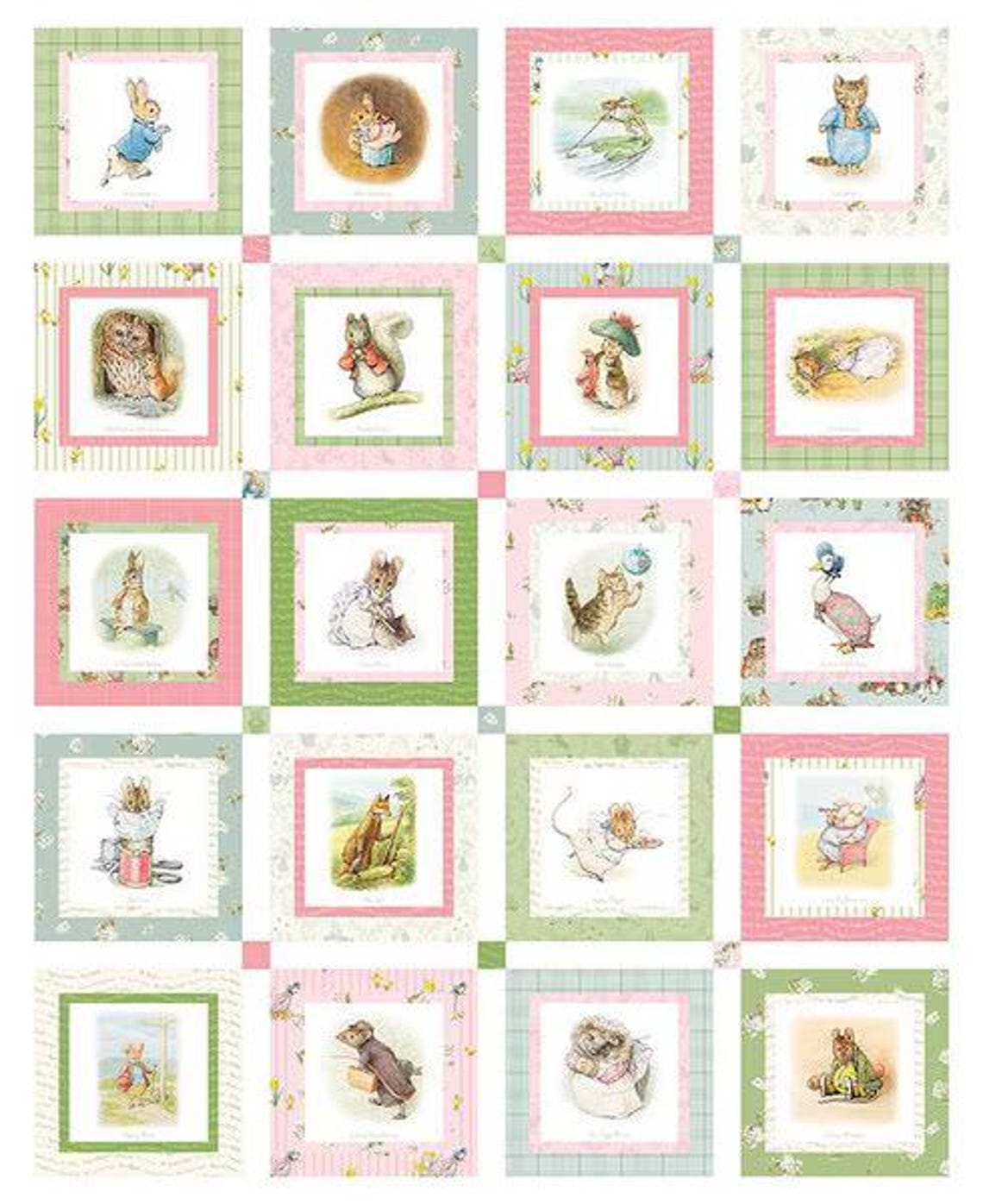 Peter Rabbit & Friends Jasmine by Riley Blake Designs C15864 Green - Etsy