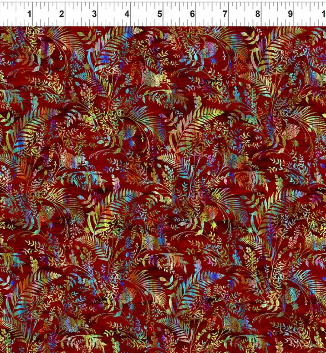 Halcyon II Ferns by Jason Yenter From in the Beginning Fabrics. 26HN-1 Multi - Etsy