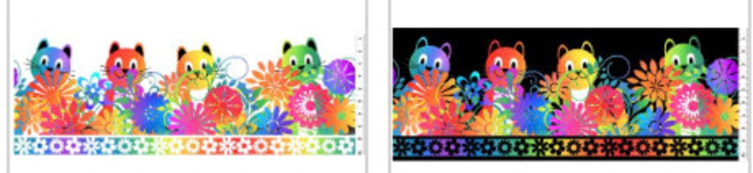 Pawsitivity Border Stripe by Jason Yenter for in the Beginning Fabrics ...