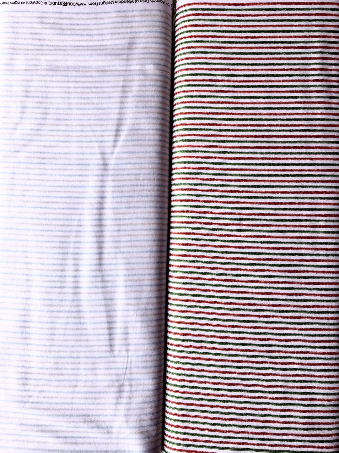 One Snowy Day Stripe by Hannah Dale for Maywood Stidio. MASD10380-BE ...