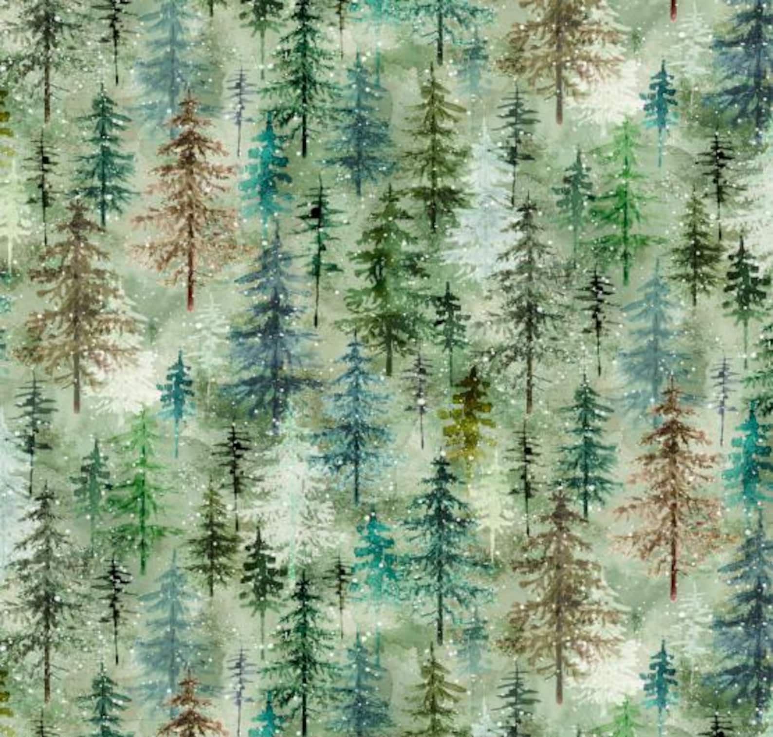 Forest Fawn Flowers and Blueberries by Hoffman Fabrics. X5582-727 ...