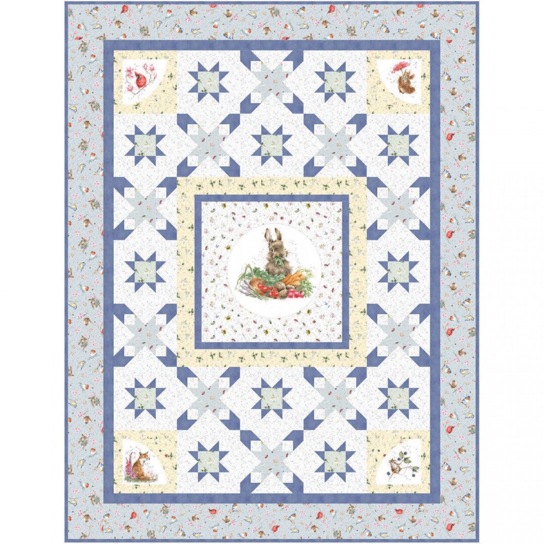 Kit to Make an Under the Gate Quilt Using the Bramble Patch Collection ...