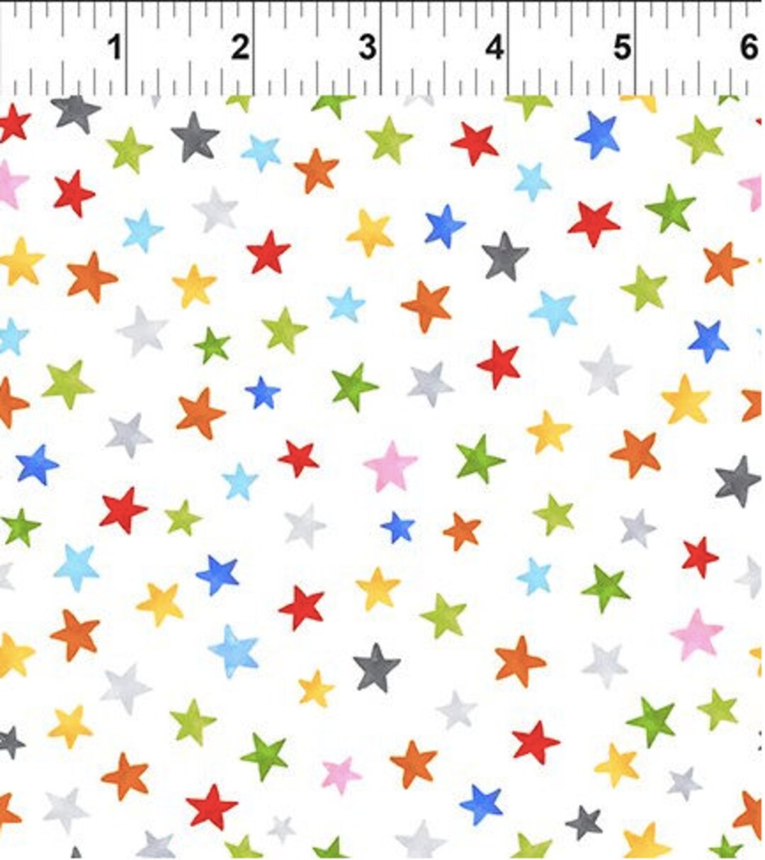 On the Go Stars Multi by Jason Yenter for in the Beginning Fabrics 5KFA ...
