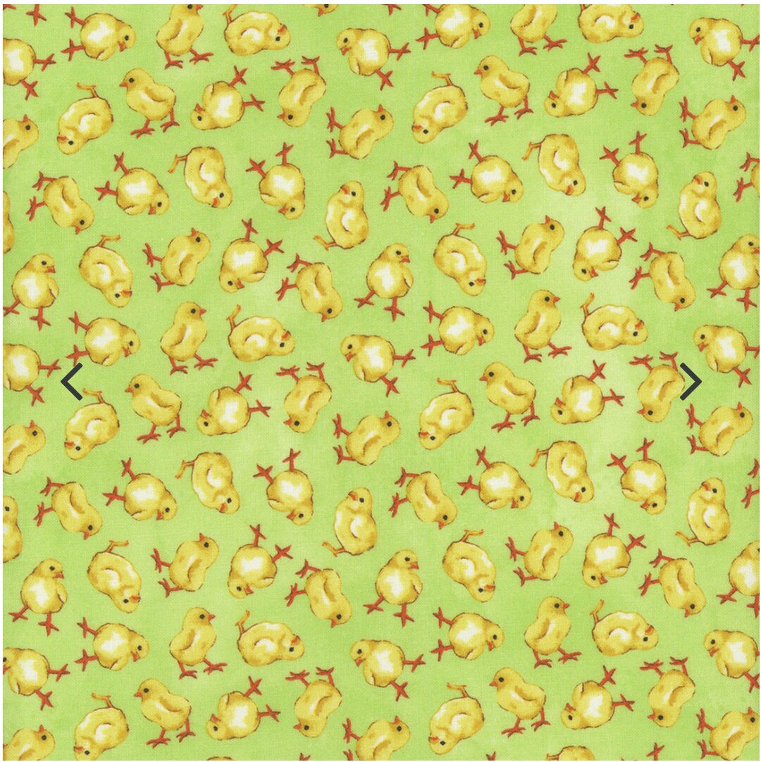 Spring is Hare Tossed Chicks From Blank Quilting 3267-66 Green - Etsy