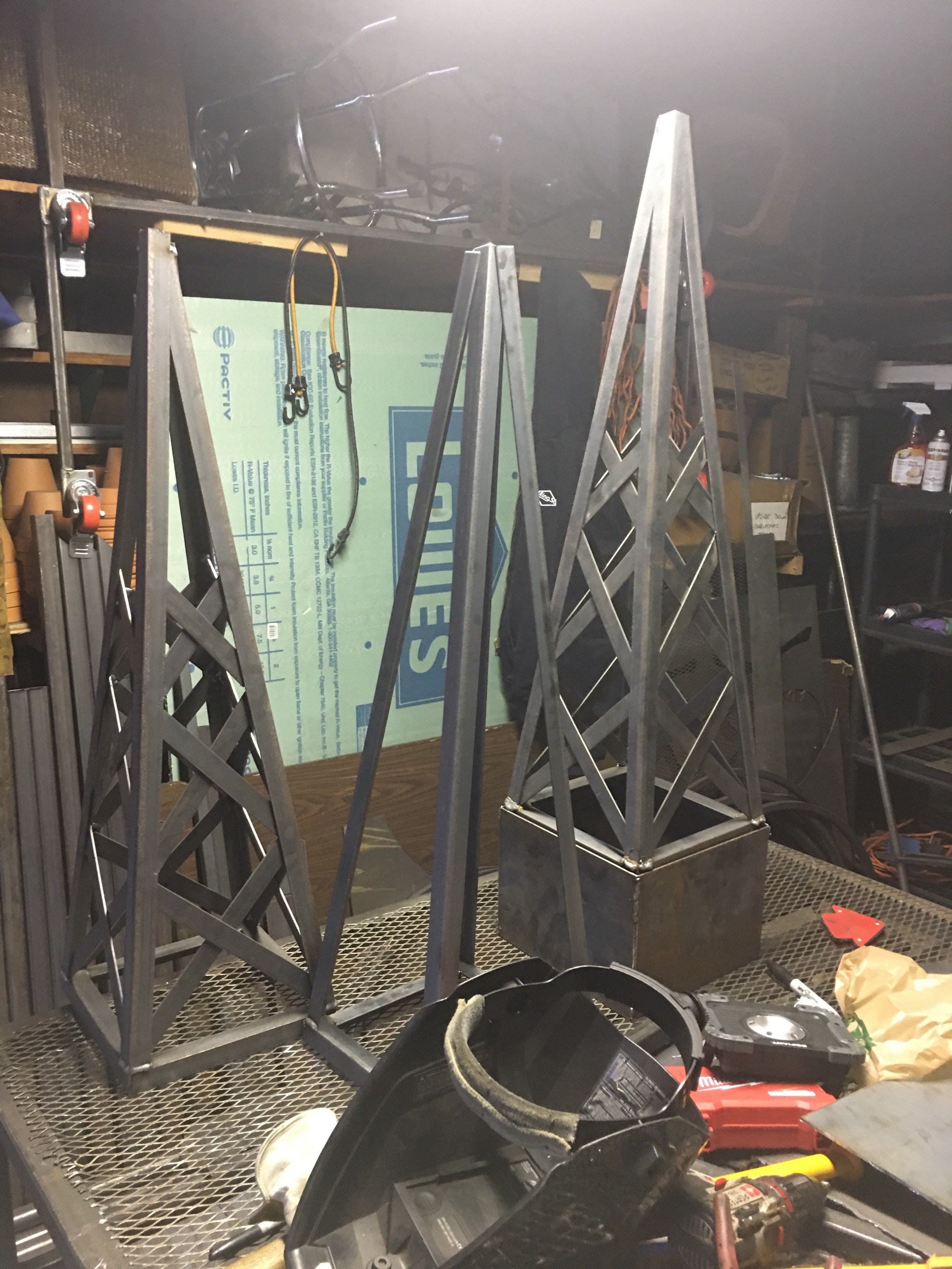 Steel Garden Pyramid - Etsy