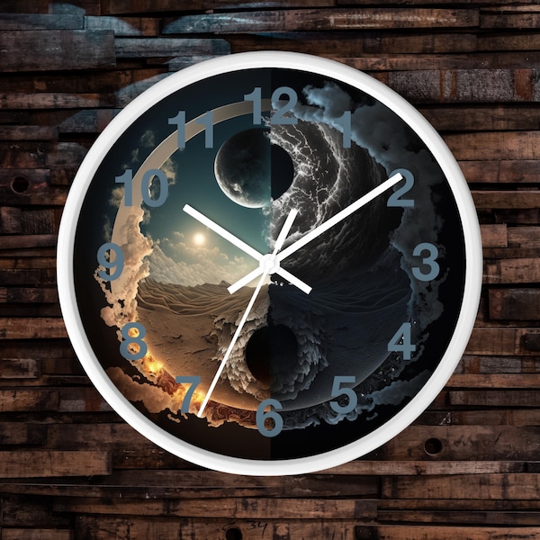 Sun Wall Clock - Etsy