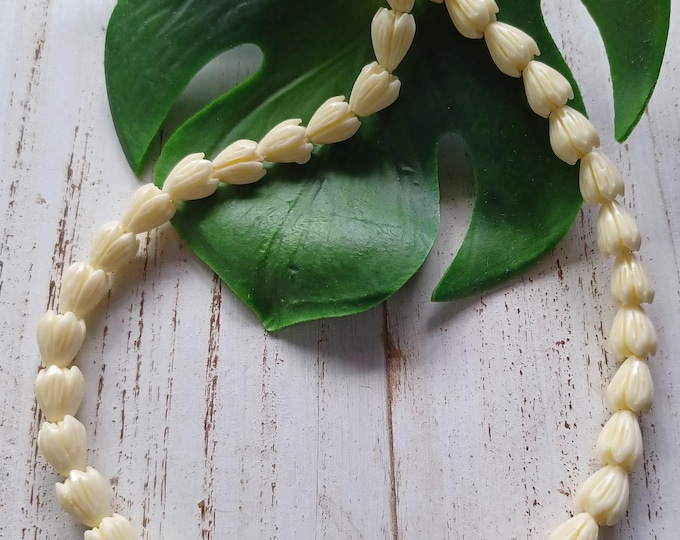 Pikake Collection - Longer Sizes - 30" / 40" / 50" - Single Strand Lei ...