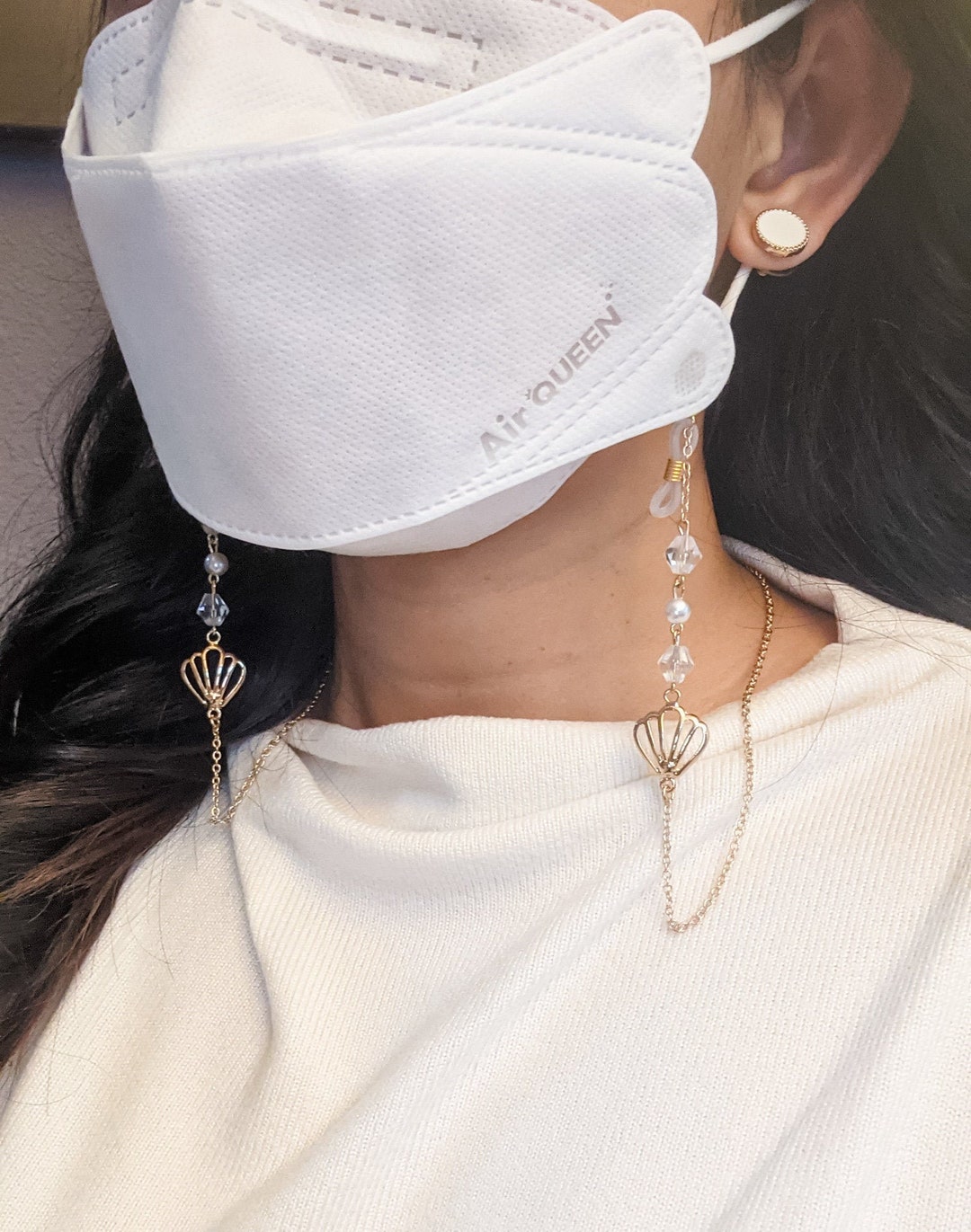 Handmade Mask Chain / Face Mask Chain / Mother's Day Gift / Face Mask ...