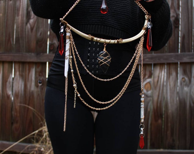 Bone Art Wall Hanging Gothic Decor Witchcraft Supply - Etsy