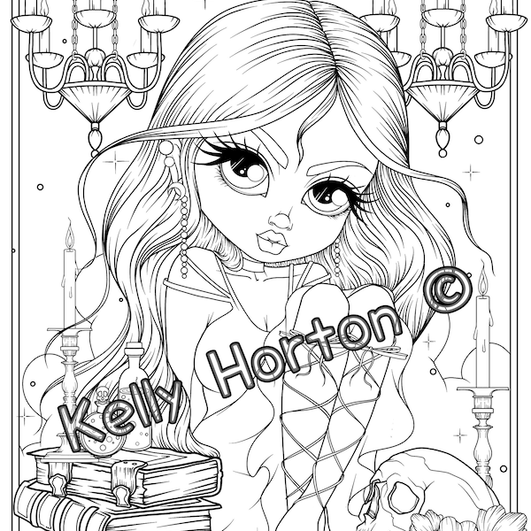 Cindy Coloring Page - Etsy