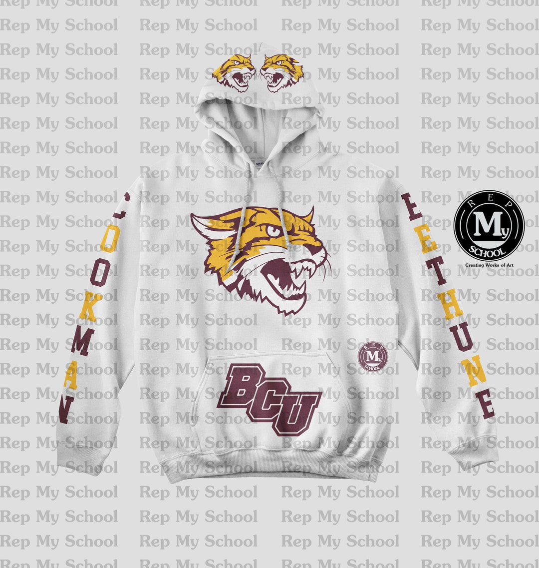 College Apparel Sweatshirt, Black College Sweatshirt, HBCU, Bethune ...