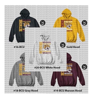 Bethune Cookman, BCU, Hbcu Apparel, College Swag, BCU Sweatshirt, Hbcu ...