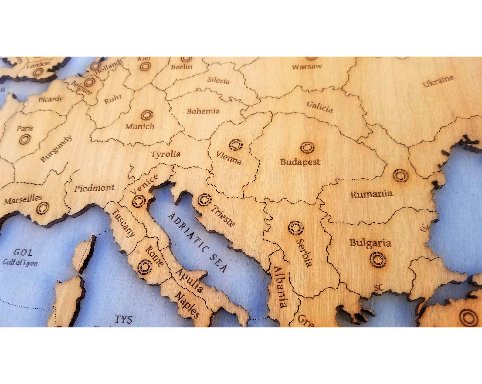 Diplomacy Board Game Wood Engraved Map - Vintage Wall Art Home Decor - Etsy