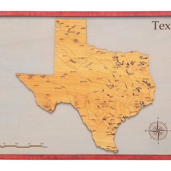 Wood Texas - Etsy