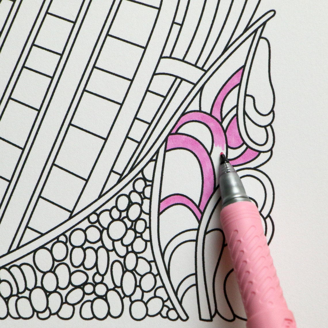 Abstract Printable Coloring Pages, 5 Pack, 9 of 10 - Etsy