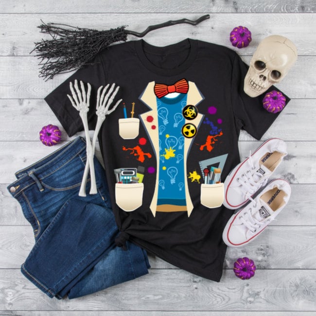 Mad Scientist Chemist DIY Halloween Costume Shirt, Mad Scientist Party ...