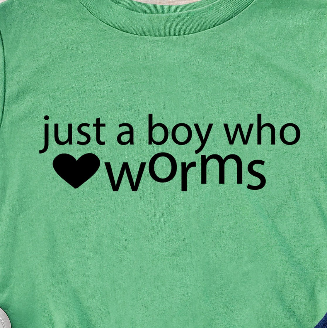 Boy Svg File Boy Shirt Designs Boy Worm Shirt Little Boy - Etsy