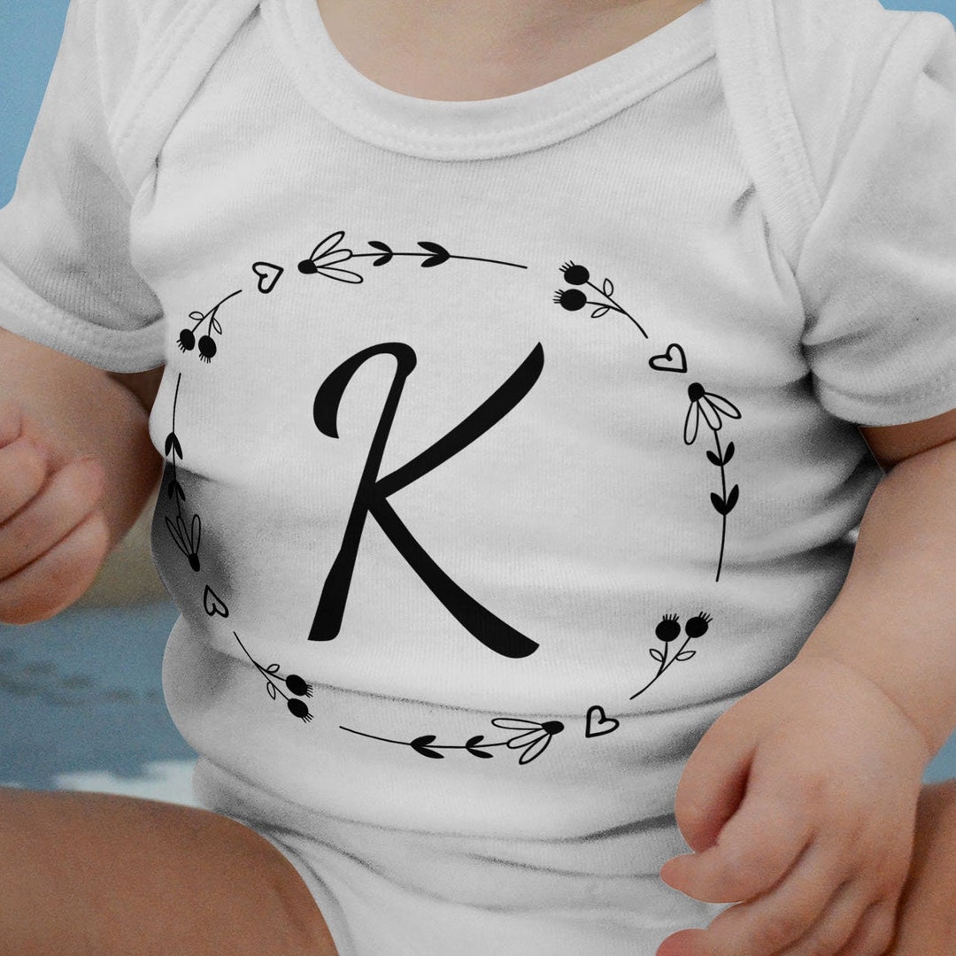 K Monogram Svg, K Initial Svg, Letter Svg Fancy, Initial Monogram Shirt ...