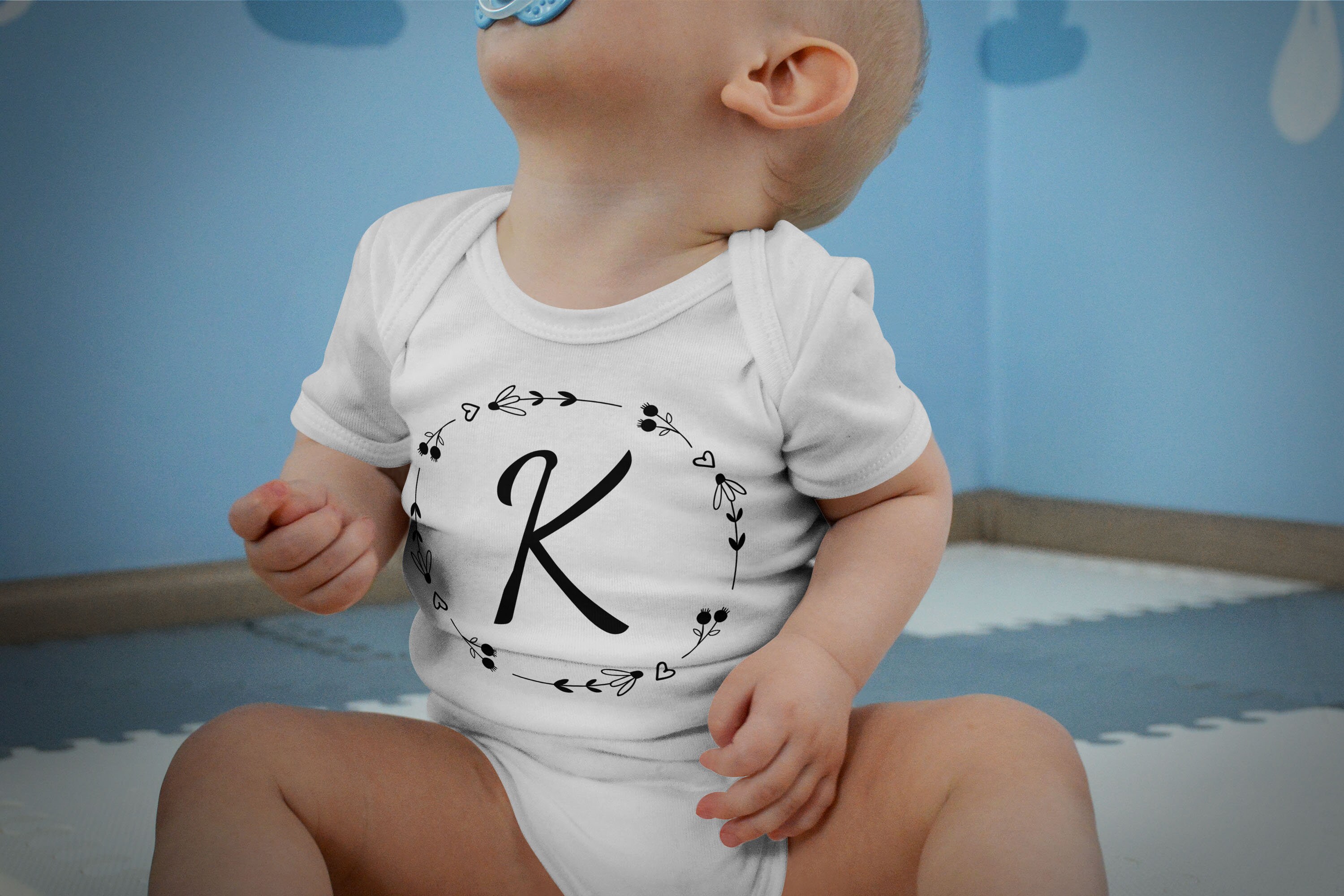 K Monogram Svg K Initial Svg Letter Svg Fancy Initial | Etsy