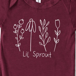 Little Wildflower Svg, Little Sprout Svg, Little Sprout Clip Art ...